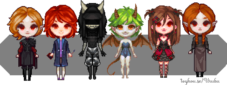 [Close]🌷🌈 PIXELART-PAINTINGS (11 USDper doll) 🌈 on Toyhouse
