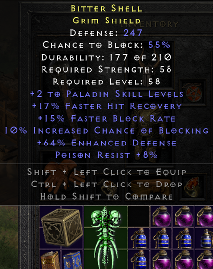 +2 Pally Grim Shield (210 Dura) - Topic - d2jsp