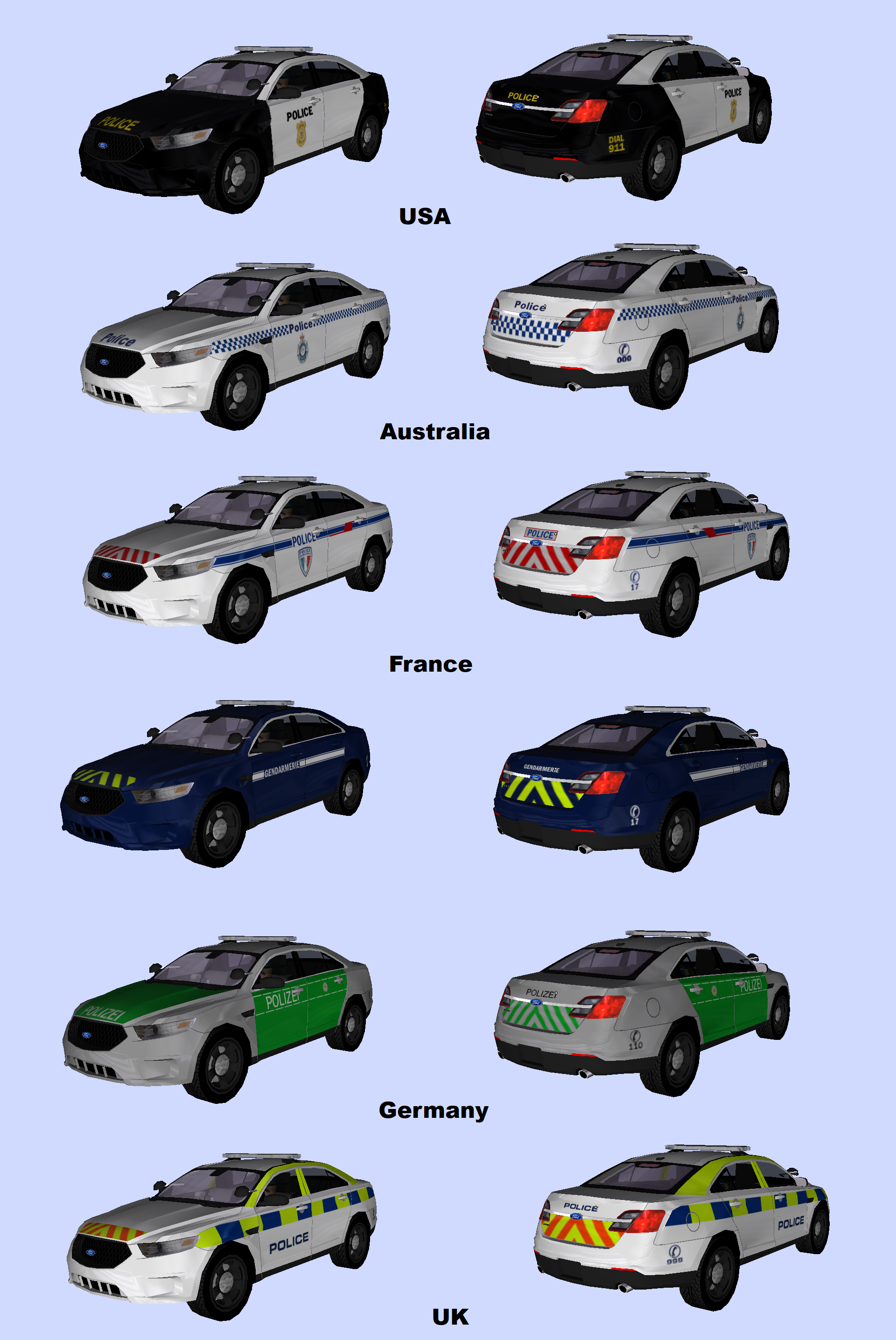 2014 2020 Ford Police Interceptor Sedan Steel Rims — Postimages