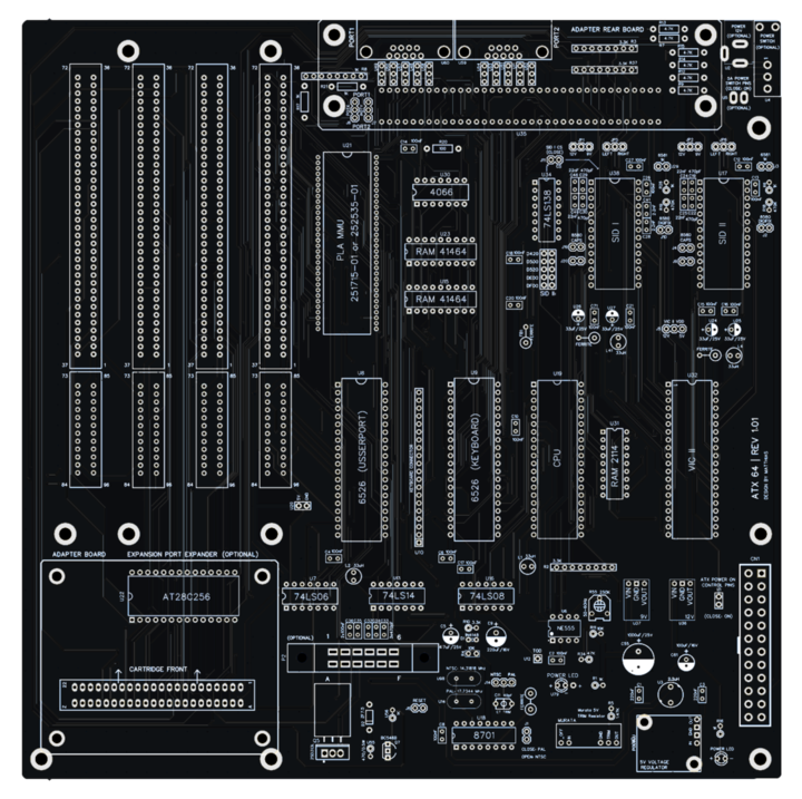 New C64 ATX Board - Commodore 64 - Lemon64 - Commodore 64