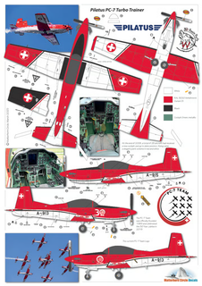 1/48, 1/72 & 1/32 - Pilatus PC-7 Turbo Trainer by Wolf 3D Resin Parts ...