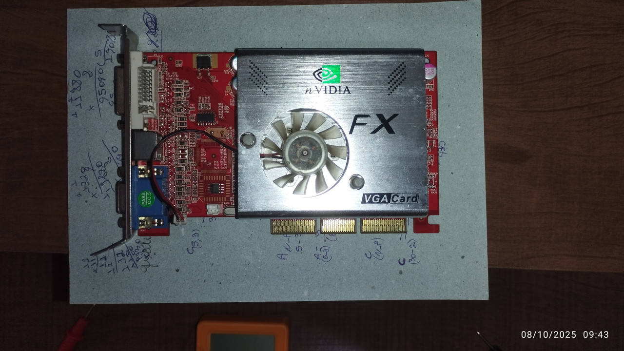 FX 5200 256mb faltando 3 capacitores SMDs | Fórum Adrenaline - Um dos ...