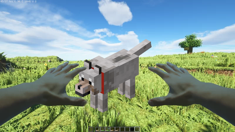 Realistic Hands Minecraft Texture Pack