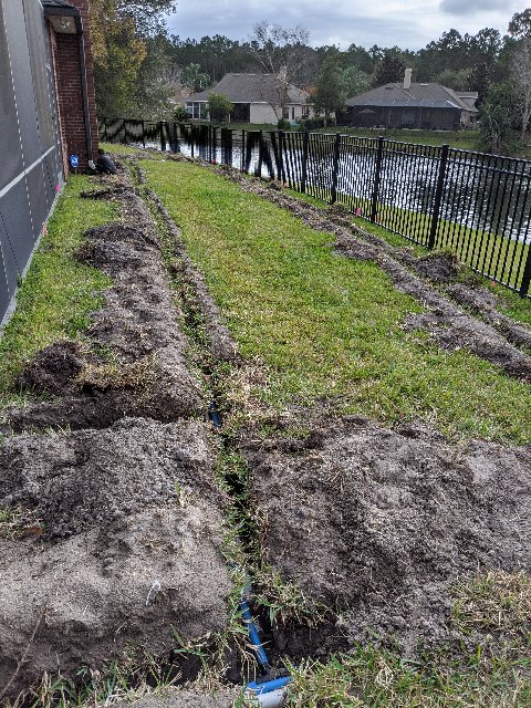 Buried PEX for irrigation system | Lawn Care Forum
