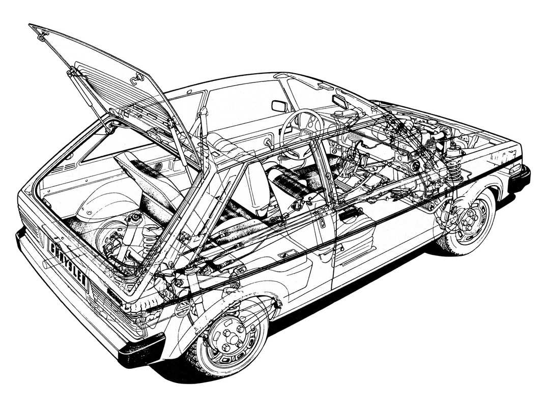 Chrysler Simca Sumbeam by artist unknown — Postimages