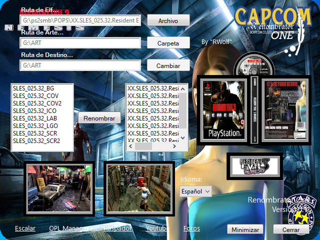 PS2 - Automatically rename images from PSX games to OPL official ...