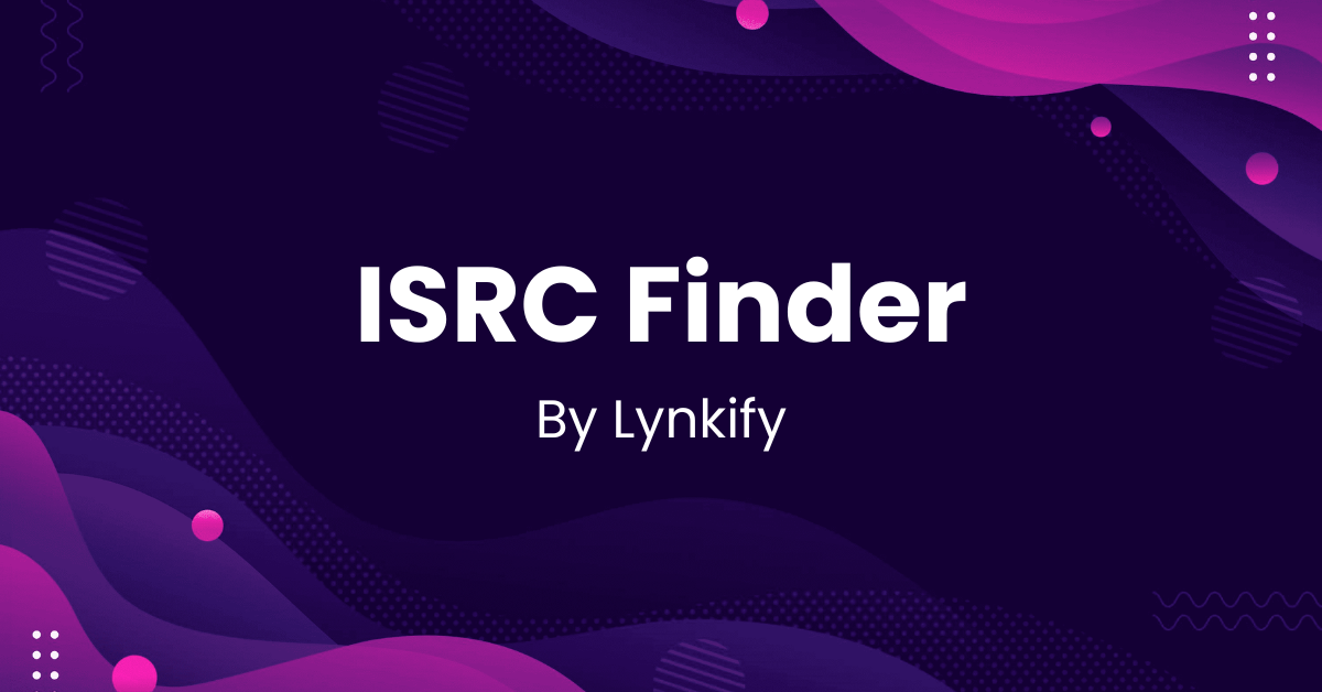 ISRC Finder by Lynkify