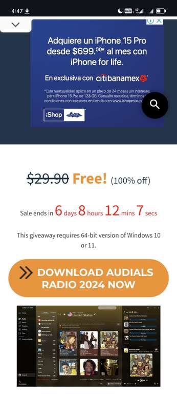 Audials Radio 2024 Descarga online para Windows, Mac, iPhone y Android