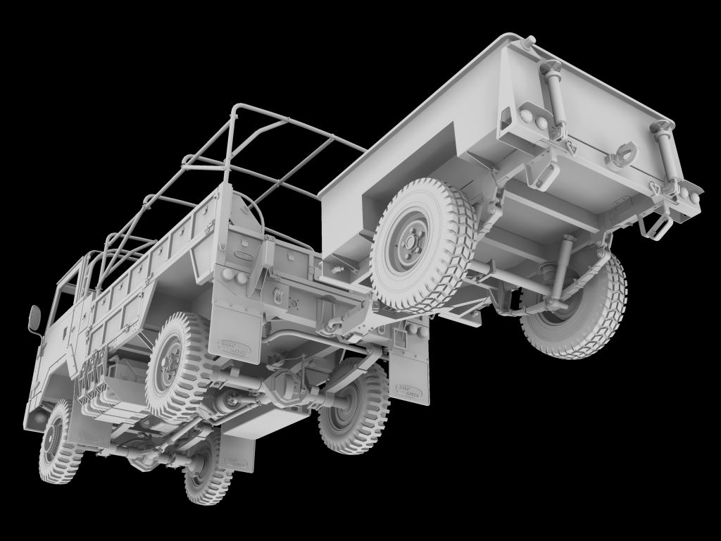 35th Scale Land Rovers Models Design for 3D Printing. - Work in ...