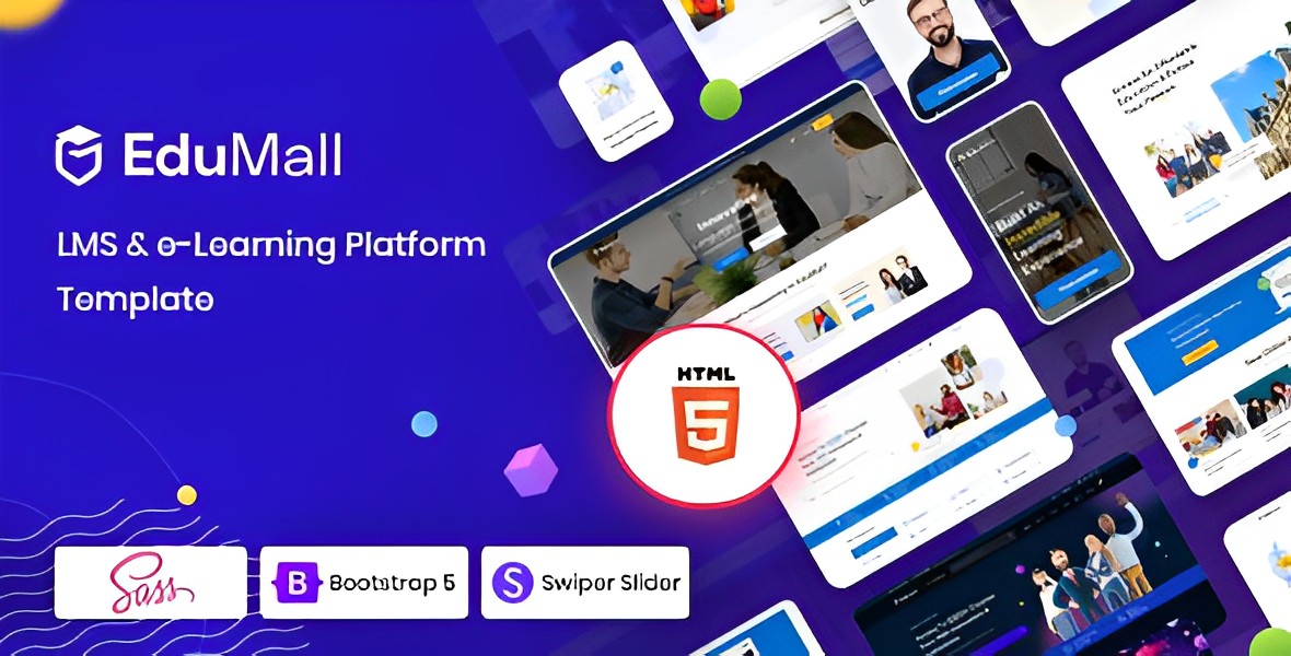 EduMall - LMS & E-Learning Platform Template HTML – Bliter GPL