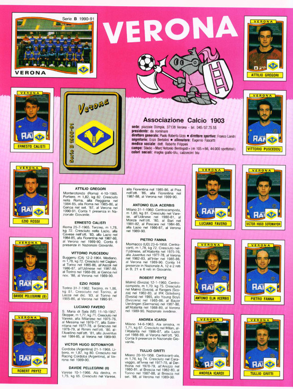 Calciatori 1990 1991 Panini 60 — Postimages