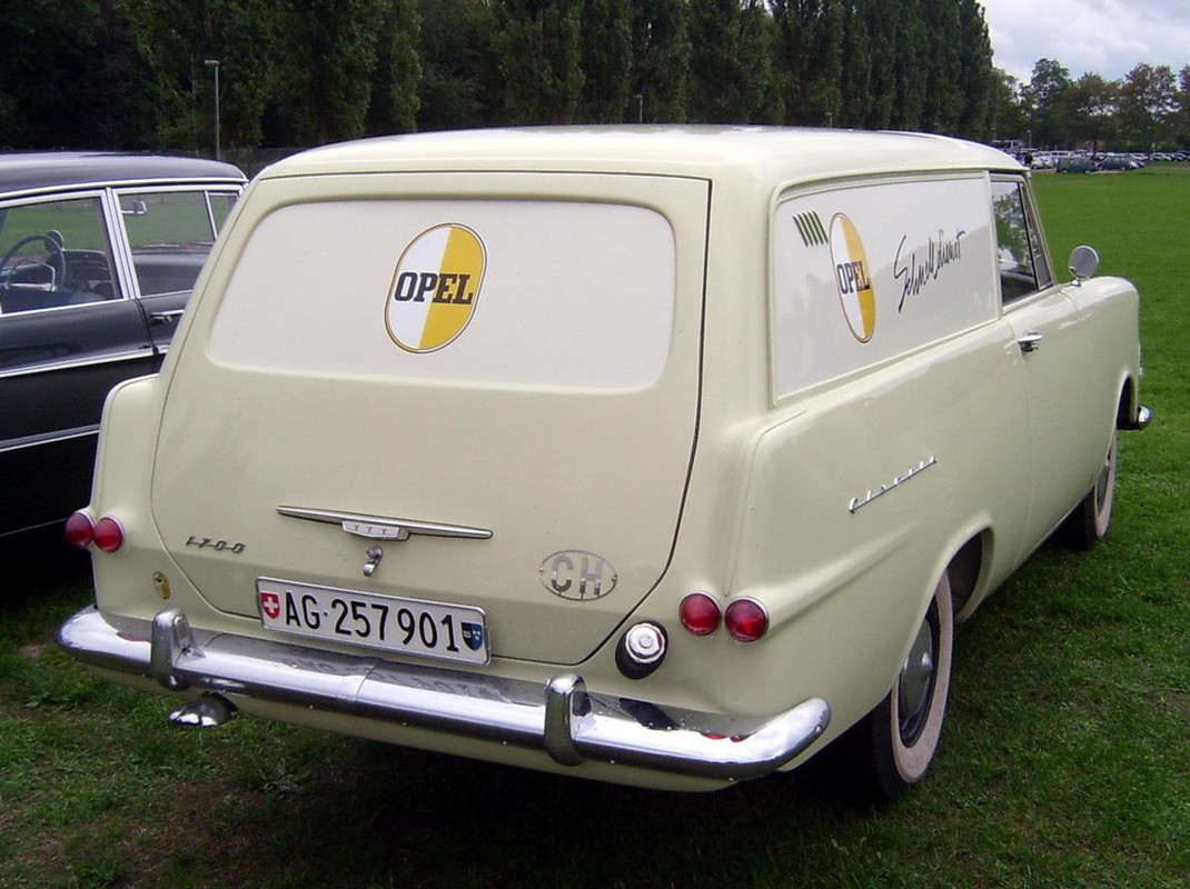 Opel Rekord P2 delivery van2 — Postimages