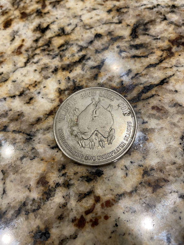 Found this Arkansas Razorback commemorative coin | SEC Rant