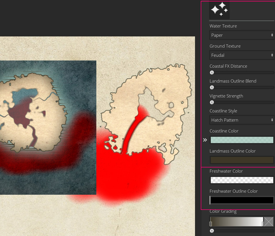 How to have multiple different freshwater colors? : r/wonderdraft