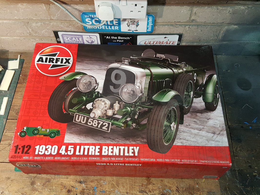 Airfix 1930 4.5 Litre Bentley 1/12 Scale - Global Scale Modeller