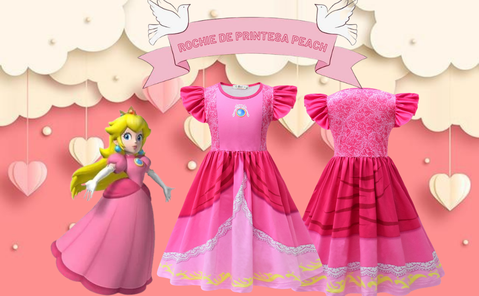 Princess Peach Ruha Party Chili® Super Brother Mario Halloween