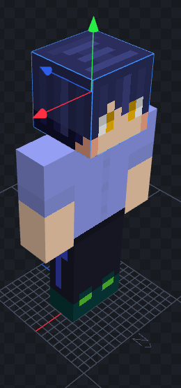 How to make facial expressions with BlockBench