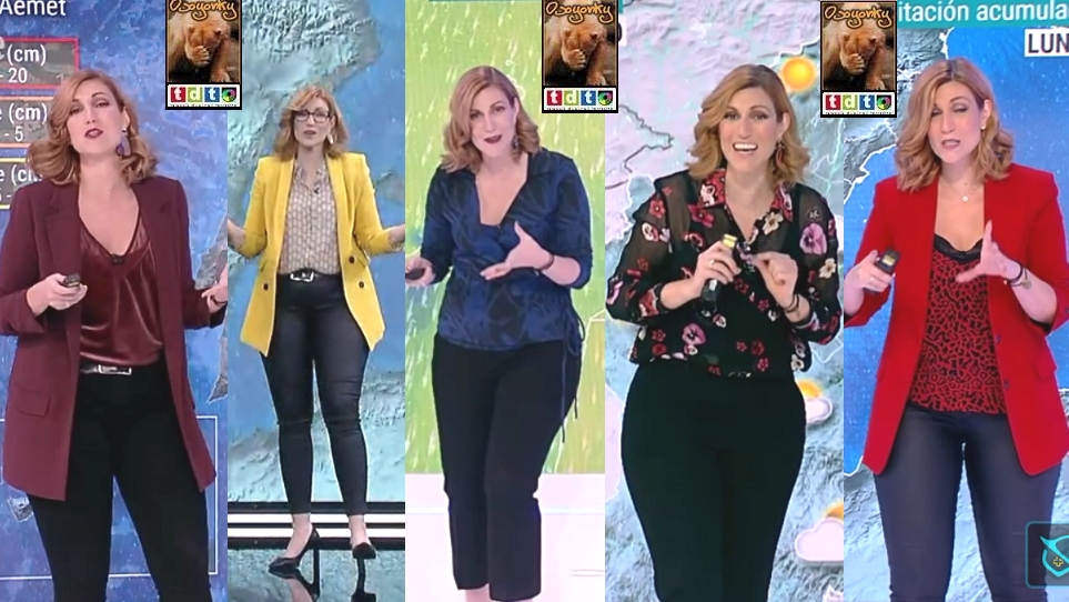 osofamosas - Nuria Sero,presentadora del tiempo culona,pantalones ...