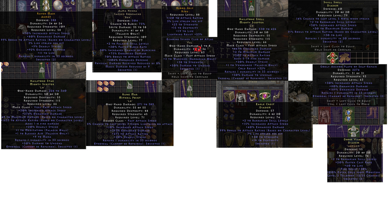 Melee Items! - Topic - d2jsp