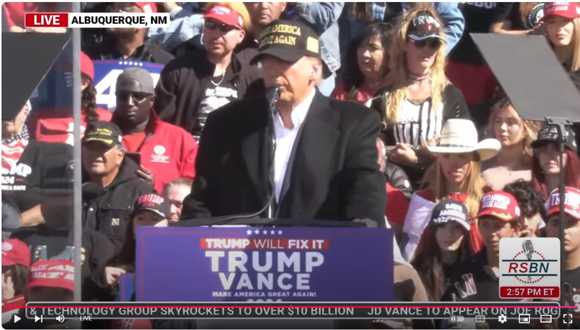 LIVE: President Trump Holds a Rally in Albuquerque, NM 10/31/24 ...