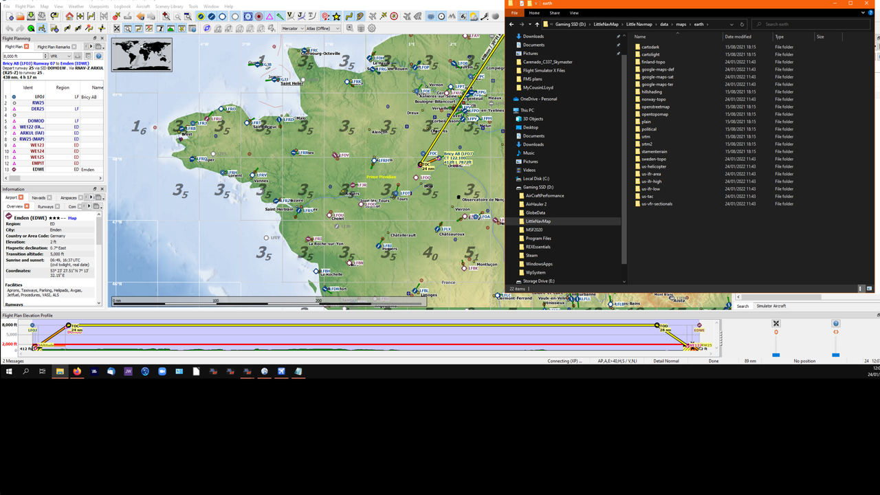 Alex Projects Little Navmap Screenshots