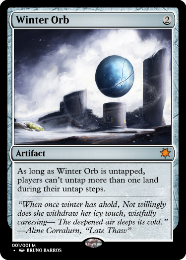 MTG Winter Orb | Fan-Art : magicTCG