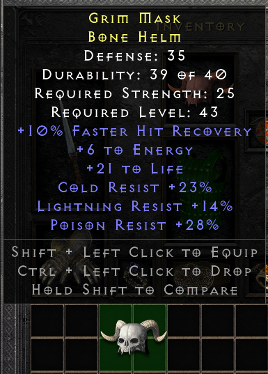 Sexy Bone Helm - Topic - d2jsp