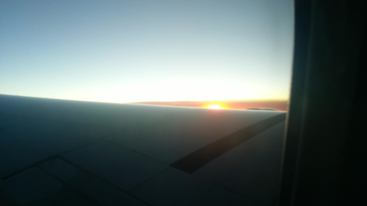 Sunset Glow From Plane 2014 3 — Postimages