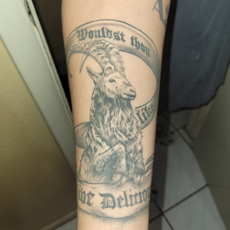 Got my wife a surprise tattoo for Christmas of the Midsommar Maypole. I ...