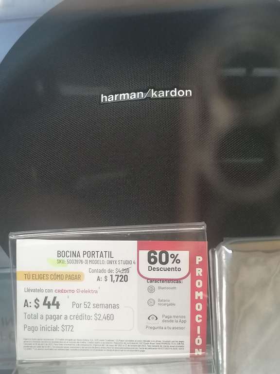 Elektra: Bocina harman kardon onix studio 4, vista en Elektra ...