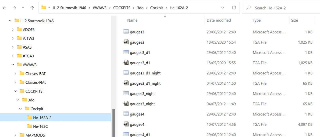 Request for a tiny cockpit fix for the He-162 variants