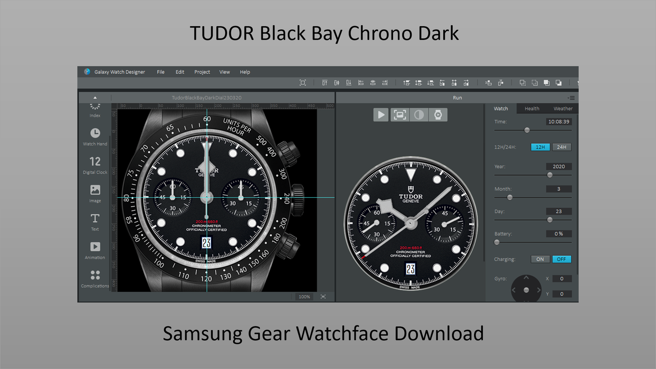 Download the TUDOR Black Bay Chrono Dark Watchface | XDA Forums