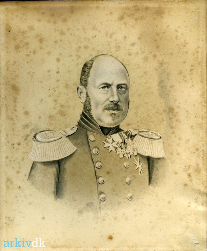 HECHO J T Ræder, comandante del 10 BTN 1848 1850 — Postimages