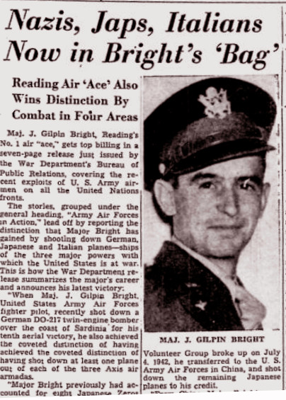 Major John Gilpin « Gil » Bright