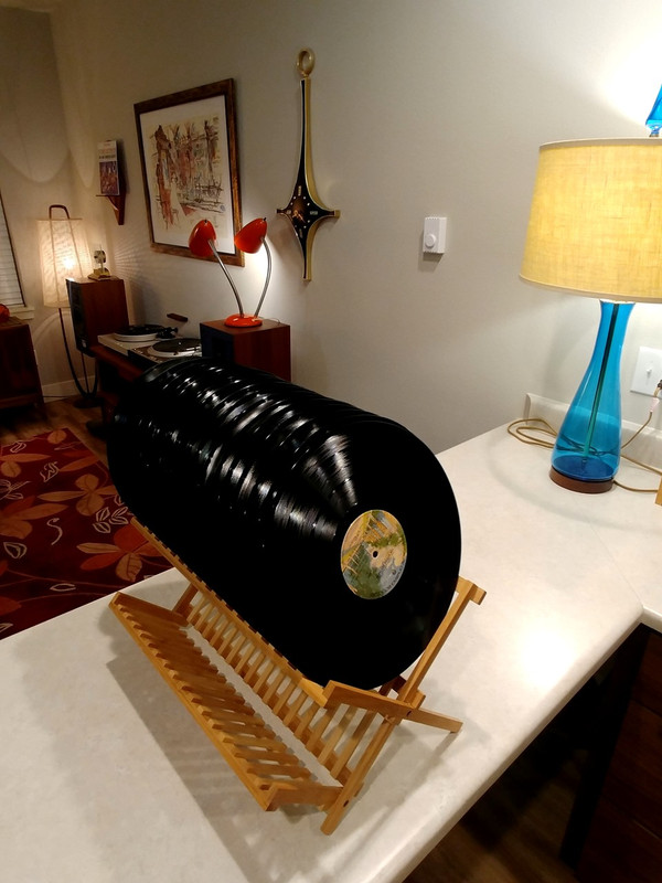 Vinyl Record Organizer Record Drying Rack - ABS Plastic Storage Holder ...