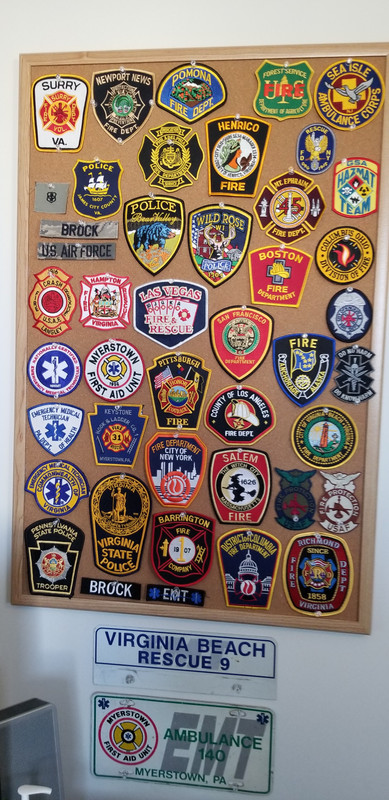 Who else has a fire patch collection? Here’s mine so far : Firefighting