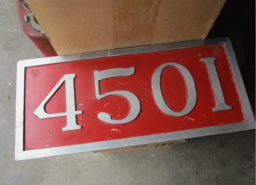 Railway Preservation News • View topic - Southern 4501 Number Plate for ...