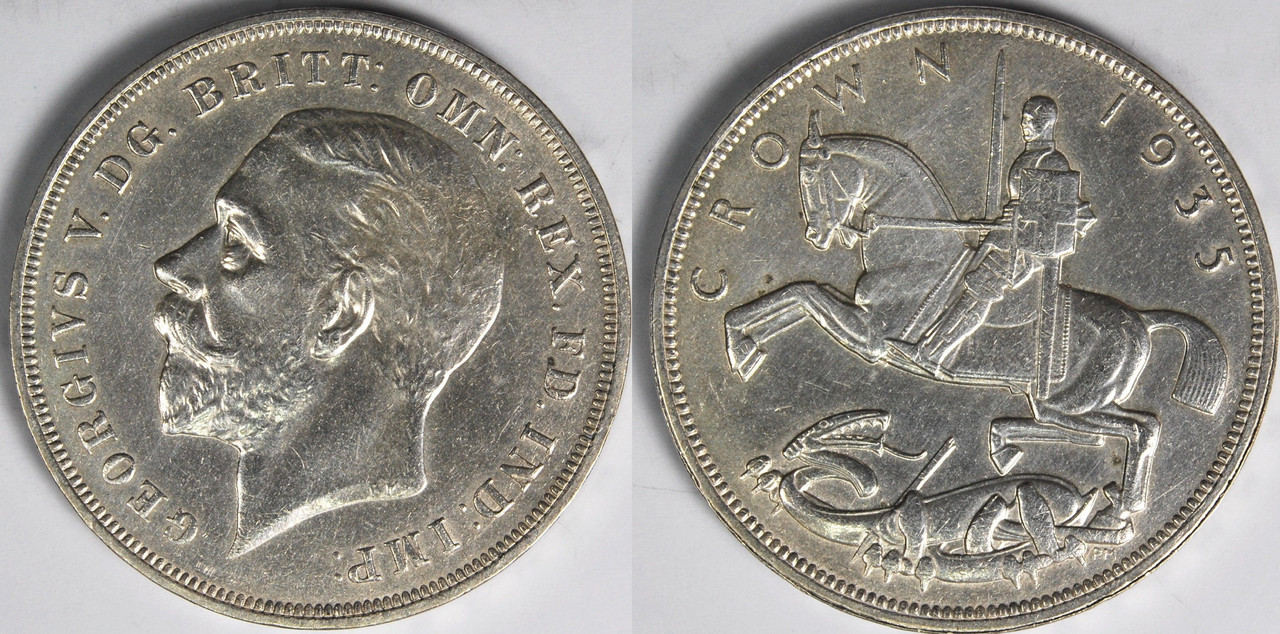 1 Corona (5 Chelines) de Jorge V. 1935