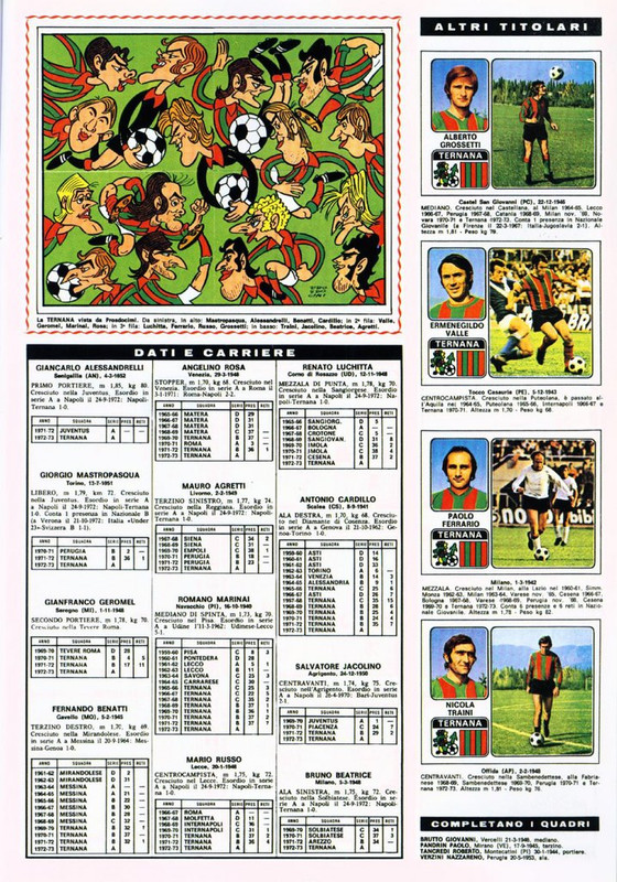 Album Panini Calciatori 1972 1973 33 — Postimages