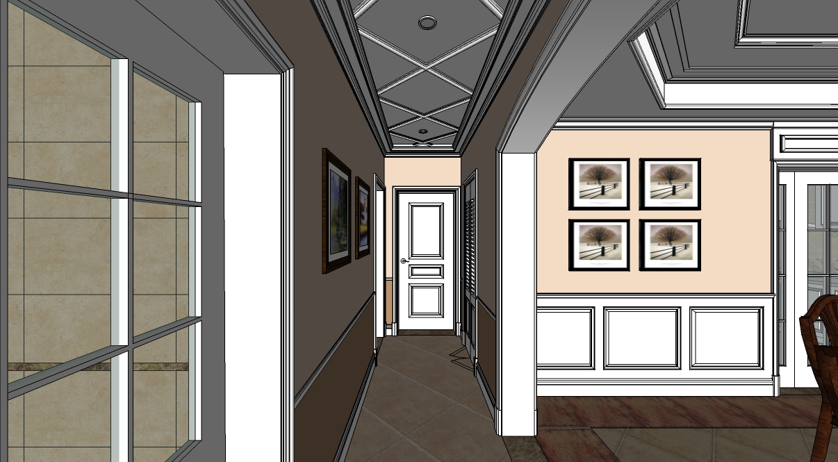 1019 Interior Classic Scene Sketchup Model Free Download Part 2