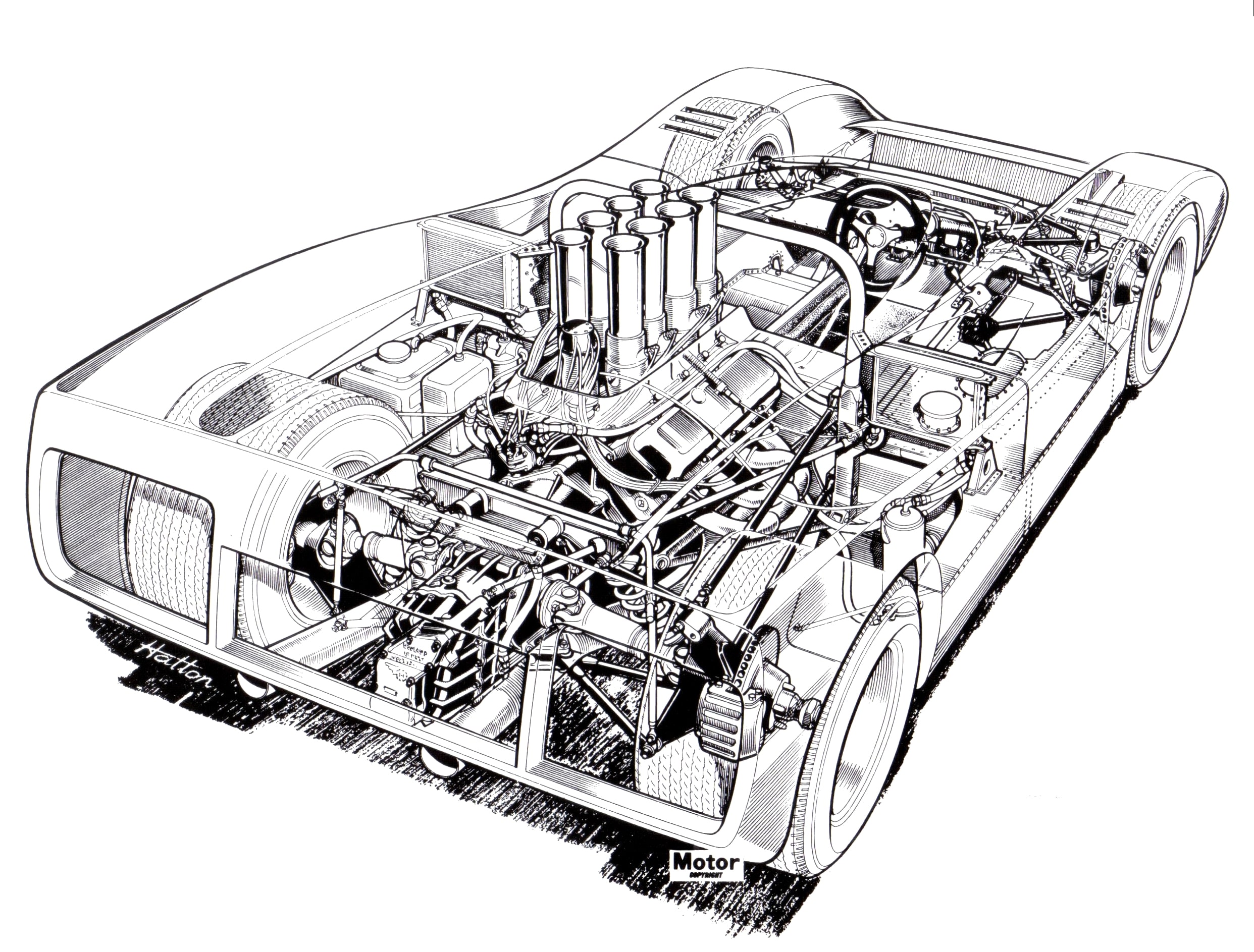 Mc Laren M8 A Artist, Brian Hatton — Postimages