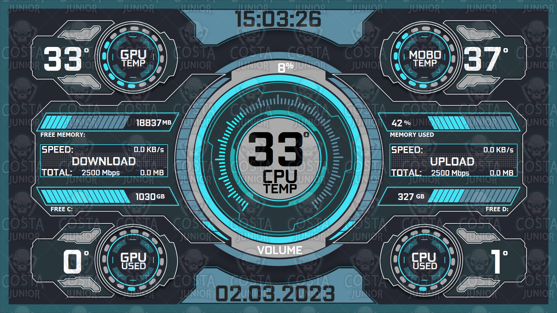 Moderno Hud Sci fi 1920x1080 — Postimages