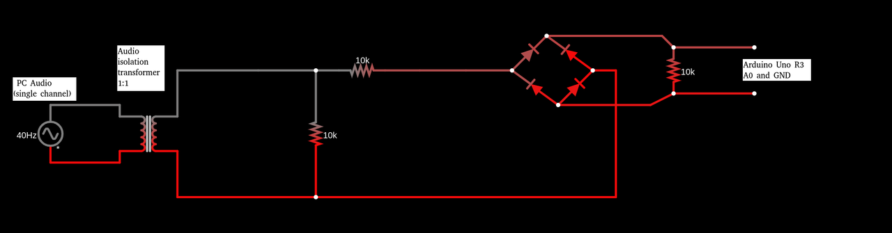 Connecting PC audio channel to an arduino through an audio isolation ...