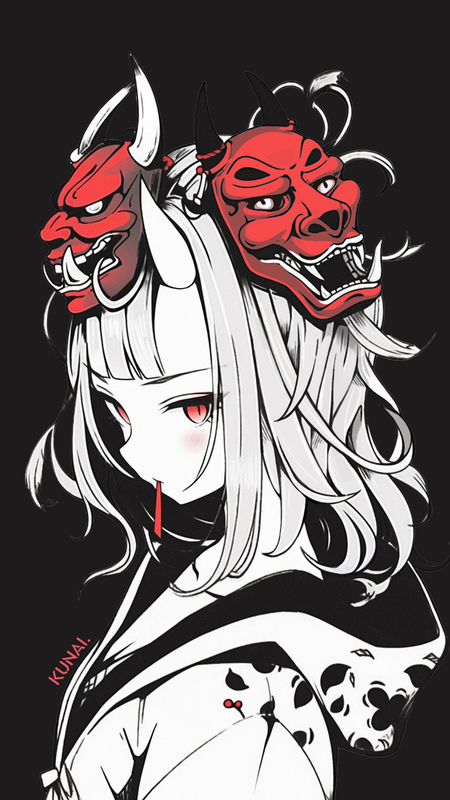 kunaiwear wallpaper v1 oni — Postimages
