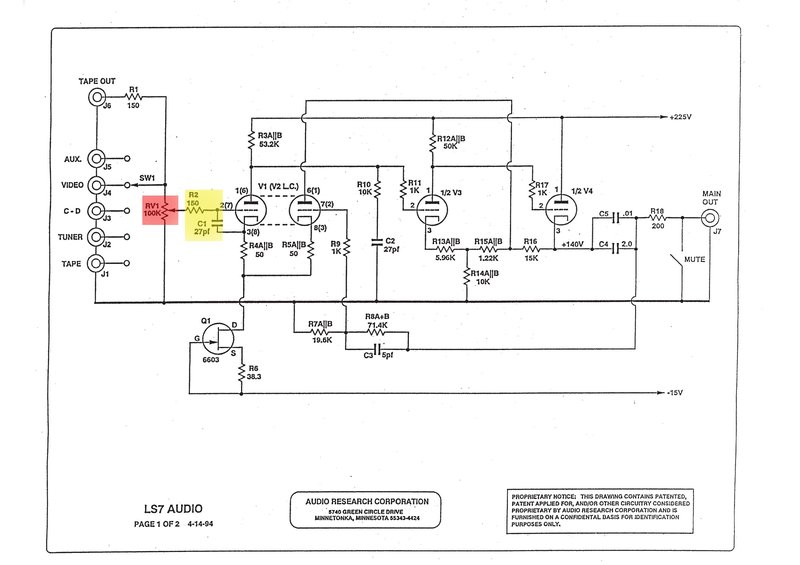 AudioResearch_LS_7_výměna_potenciometru (Stránka 1) - Zesilovače ...