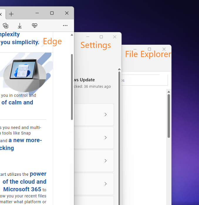 Scrollbars design inconsistency : r/Windows11