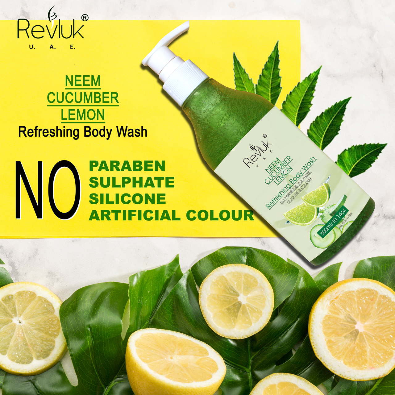 Neem Cucumber Lemon Body Wash 02 — Postimages