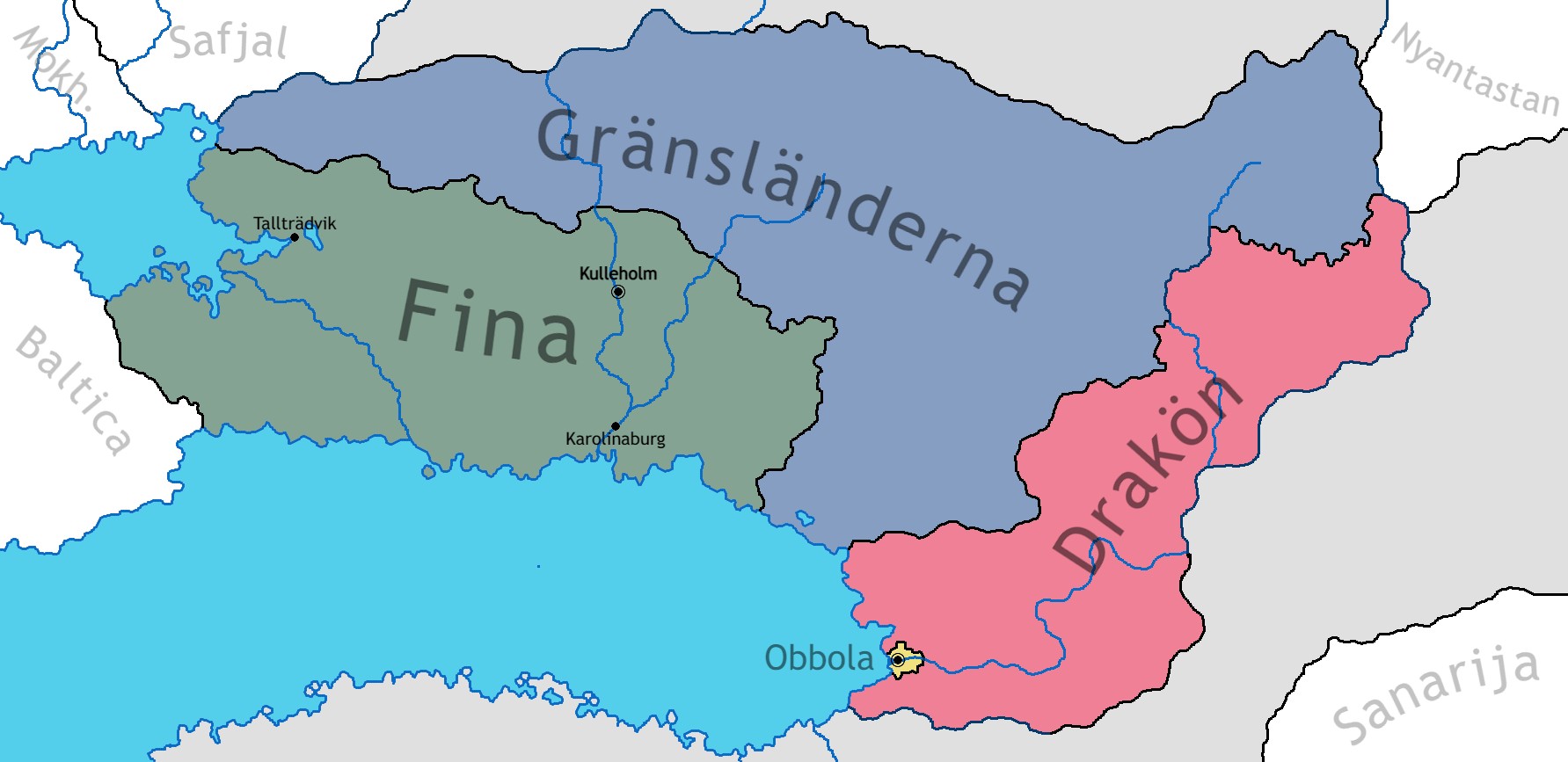 Changes to Fina - Map of Eurth - Eurth