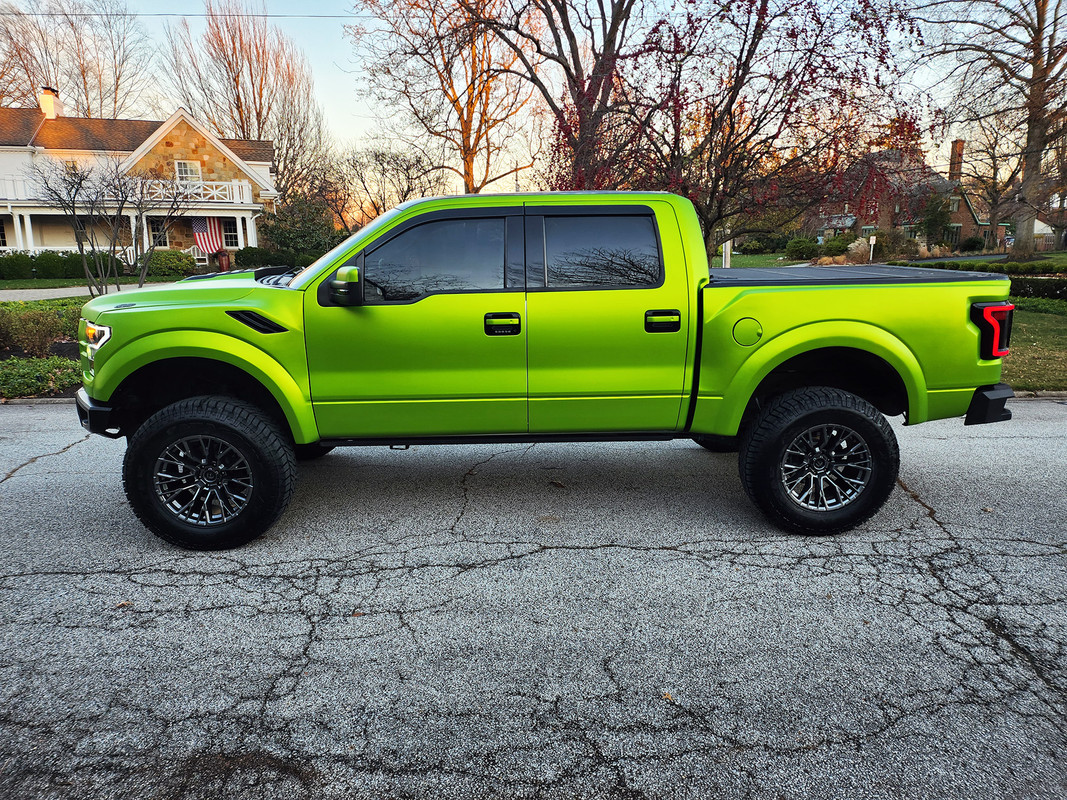 Ford Raptor Lifted Green