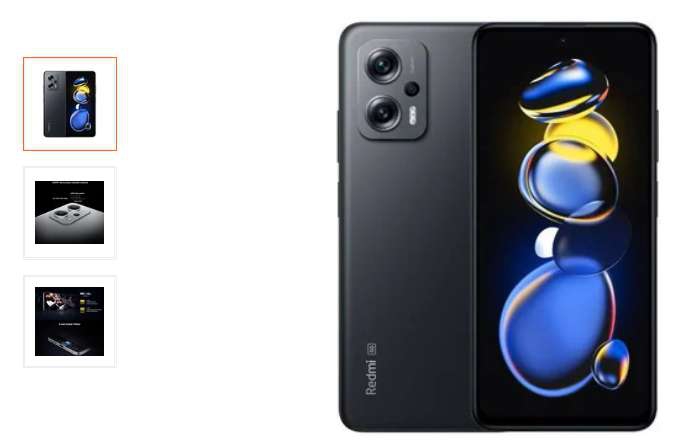Linio: Celular Xiaomi Note 11T Pro 5G / 128G Negro (Pagando con PayPal)